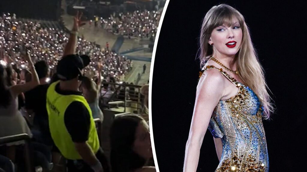 Taylor Alert Taylor Swift Eras Tour ‘security Guard Swiftie Goes
